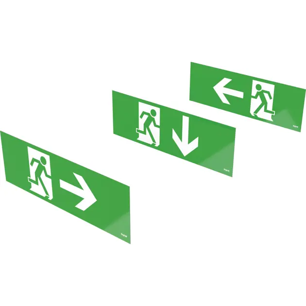 Emergency Accessories: Screens and Stickers Signage Emergency Lighting