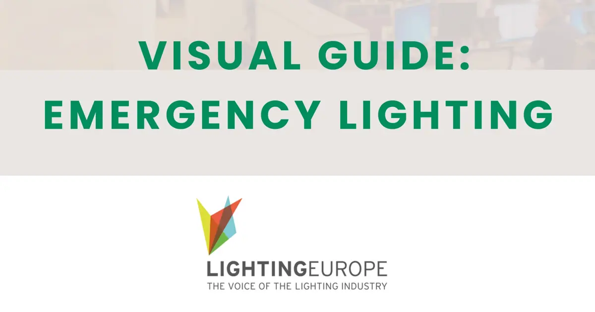 Visual guide on emergency lighting